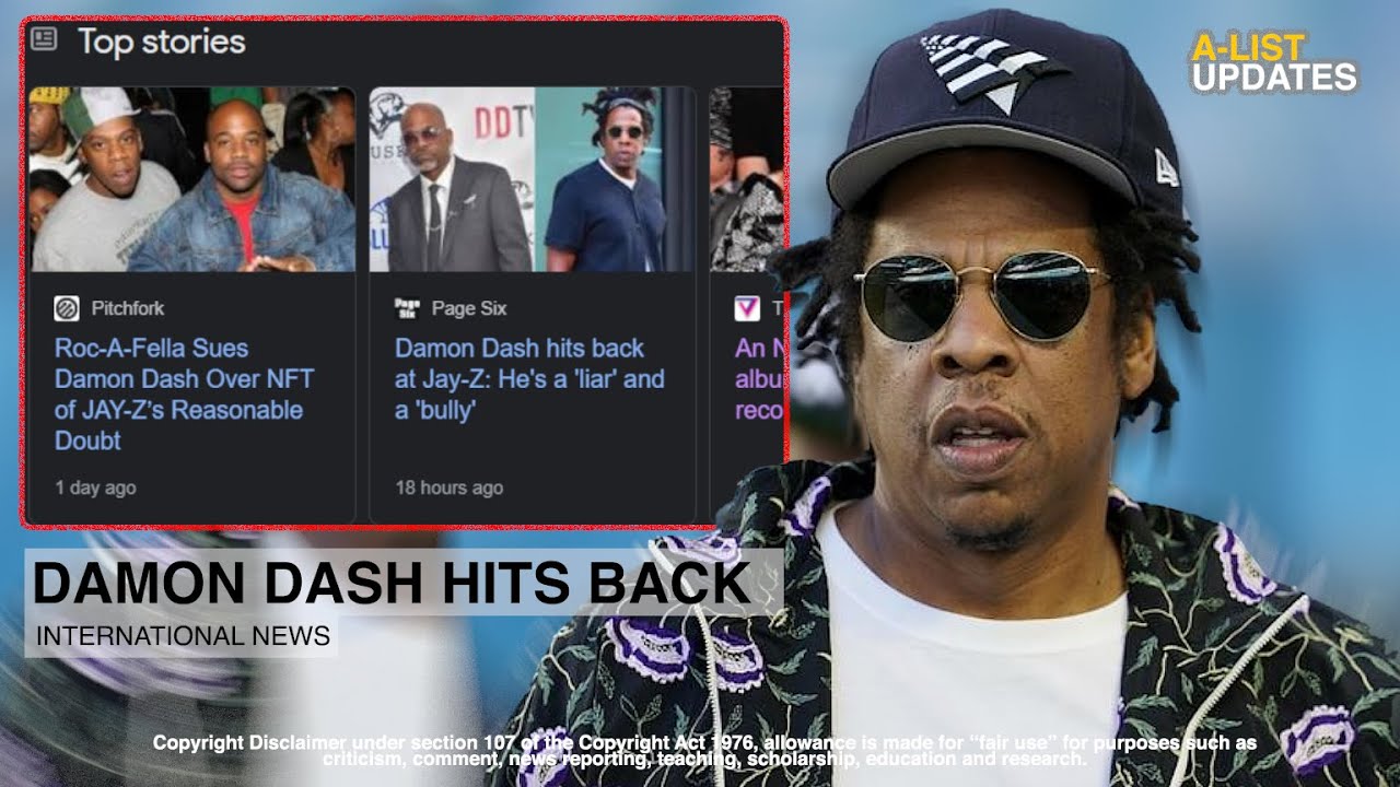 JAY-Z Sues Dame Dave Over NFT of JAY-Z’s Reasonable Doubt - YouTube