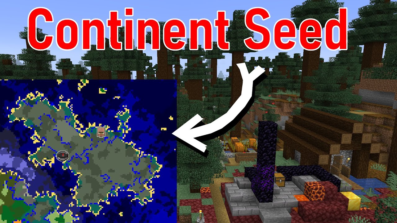 Minecraft 1.17 Seed: Mega Taiga Village, Continent Seed, Perfect Server ...