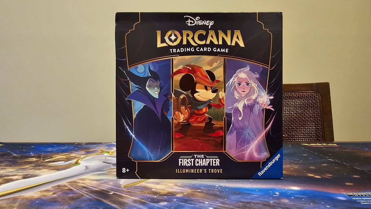 Unboxing A Disney Lorcana The First Chapter Illumineer's Trove Box ...