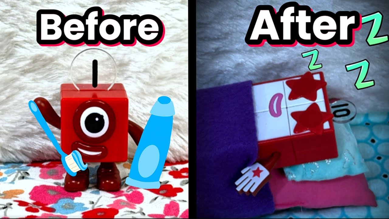 Numberblocks 1-10 Bedtime Routines! 😴 Fun Numberblocks Compilation ...