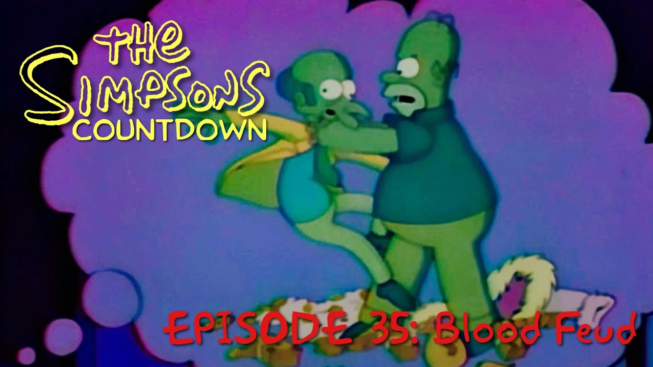 The Simpsons Countdown # 35: Blood Feud; or When Did Fox Lose its Edge ...
