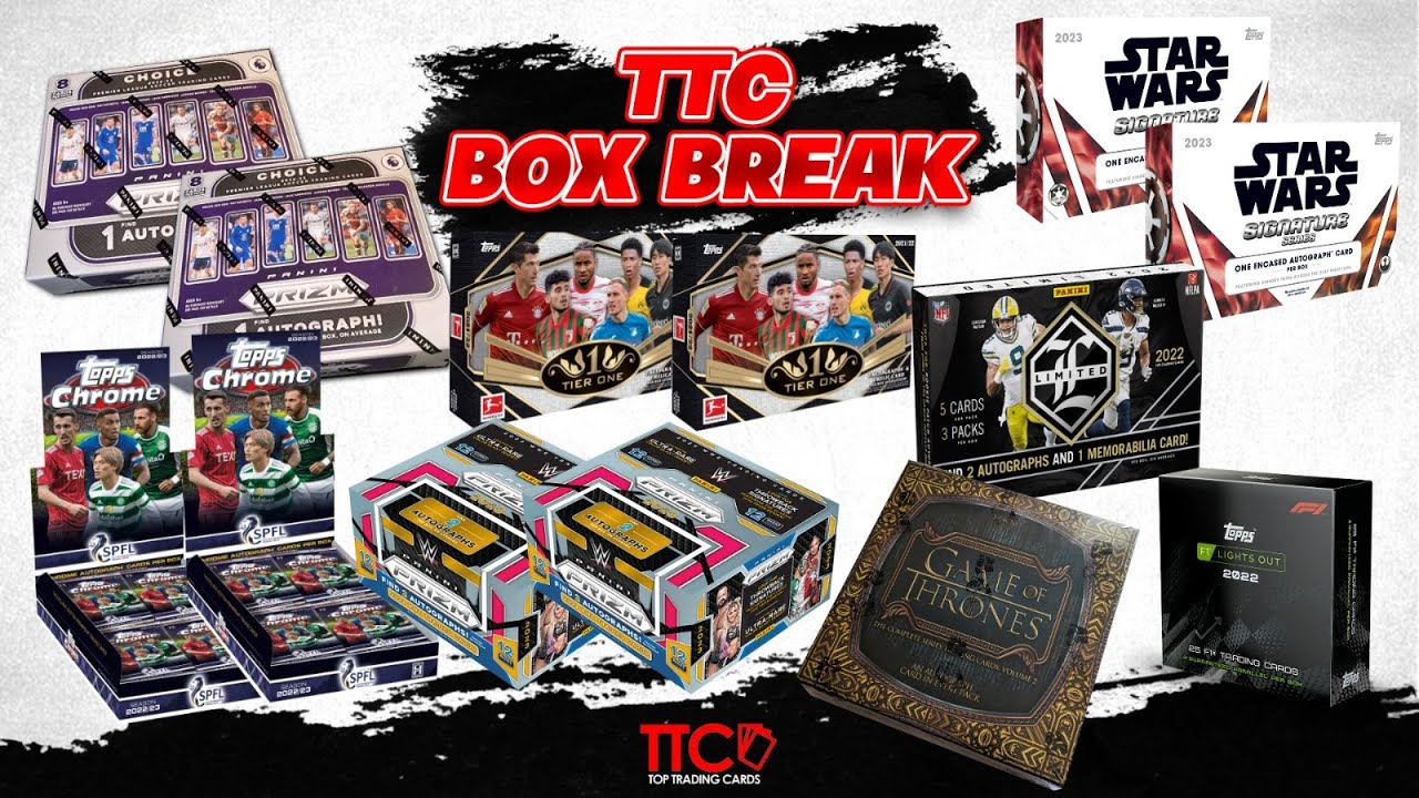 TTC BOX BREAK STREAM⚽ 10 BOX PRIZM CHOICE EPL RTB + PERSONAL BOXES ...