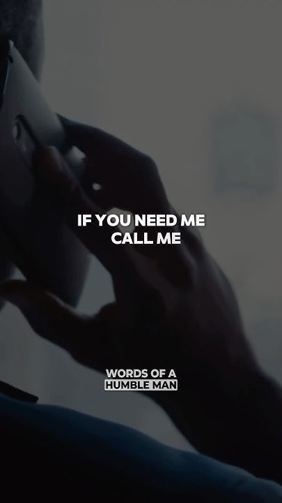 If you need me, call me 📱 - YouTube