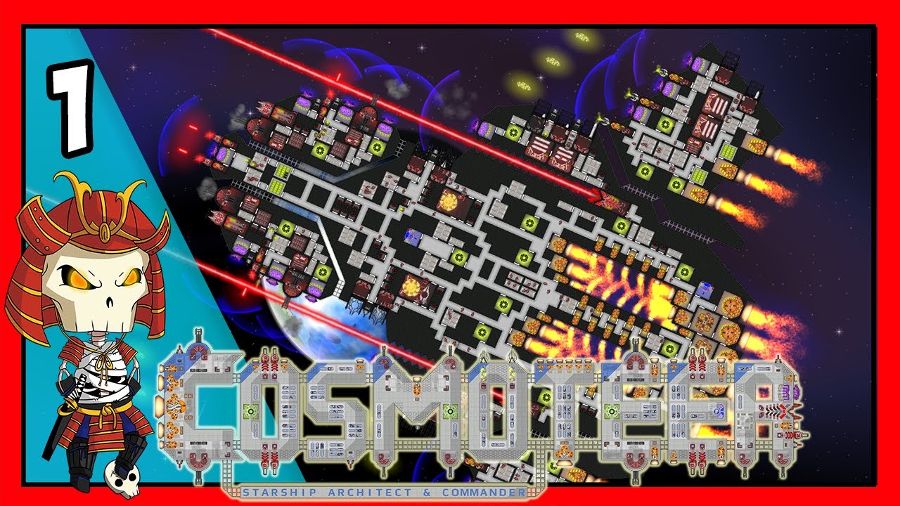 COSMOTEER MODDED GAMEPLAY | 1 | Starship Designer and Space Combat Game ...