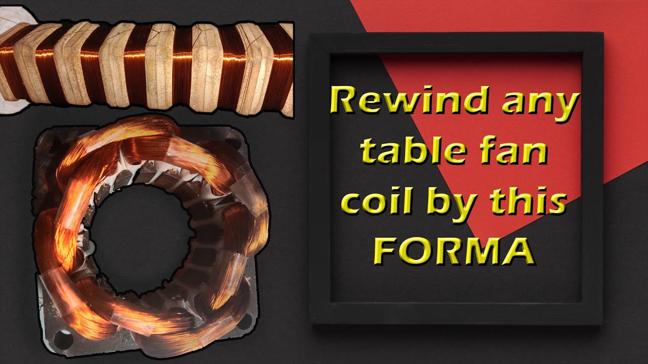 Table fan automatic rewinding - YouTube