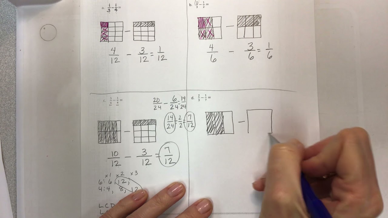 Eureka math grade 5 module 3 lesson 5 problem set - YouTube