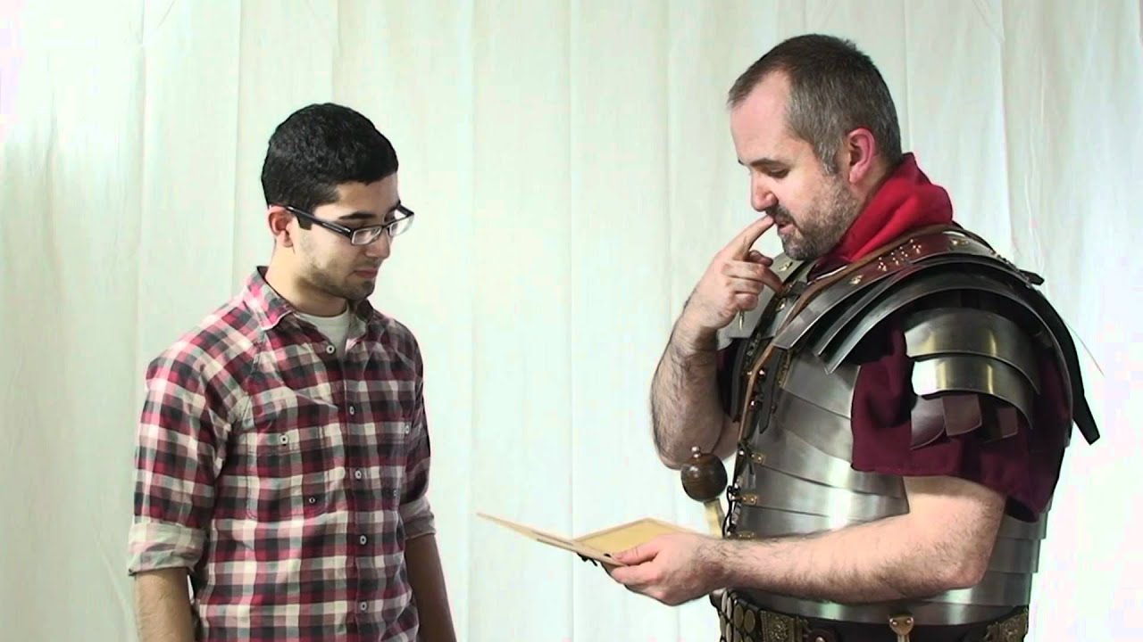 Interview with a Roman Soldier - Part 1 - YouTube