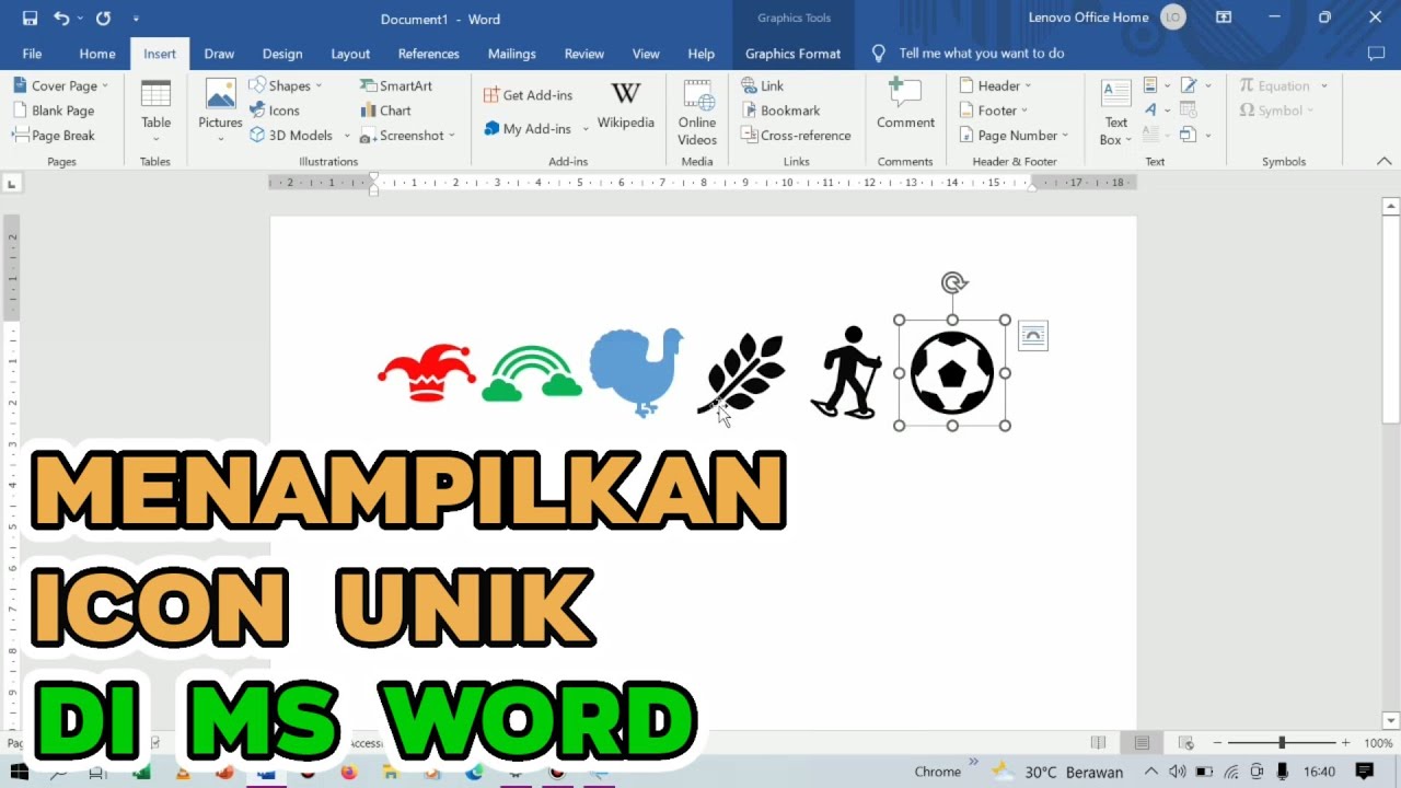 Cara Menampilkan / Menambahkan Icon Unik di Microsoft Word - Ada Banyak ...