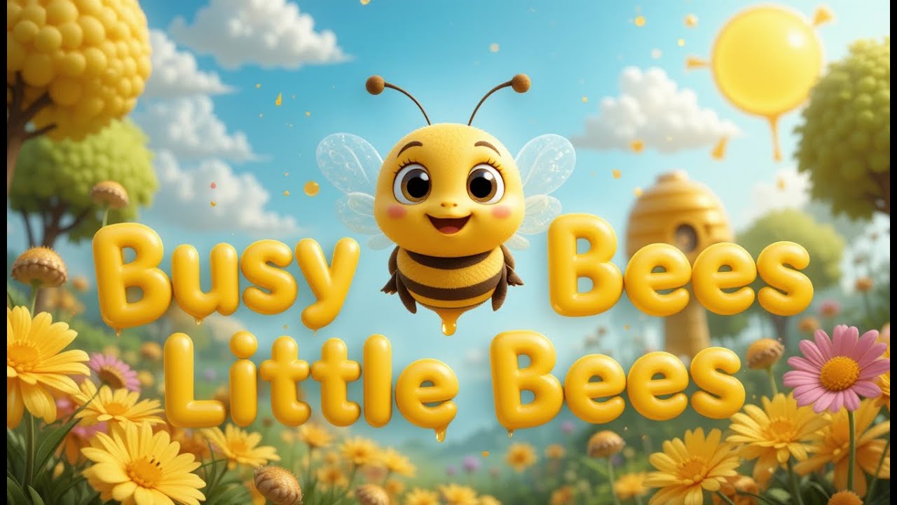 Buzz Buzz Little Beez | Nursery Rhyme for Toddlers & Preschoolers ...