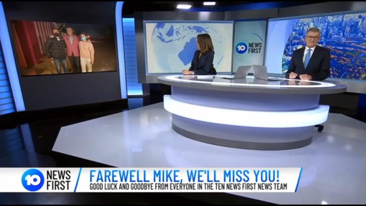 Mike Larkin's Final Night - 10 News First Melbourne (11/09/2020 ...