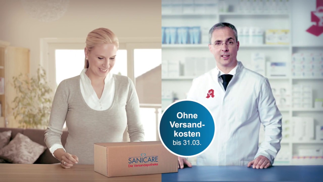 SANICARE Die Versandapotheke versandkostenfreie Lieferung im März - YouTube