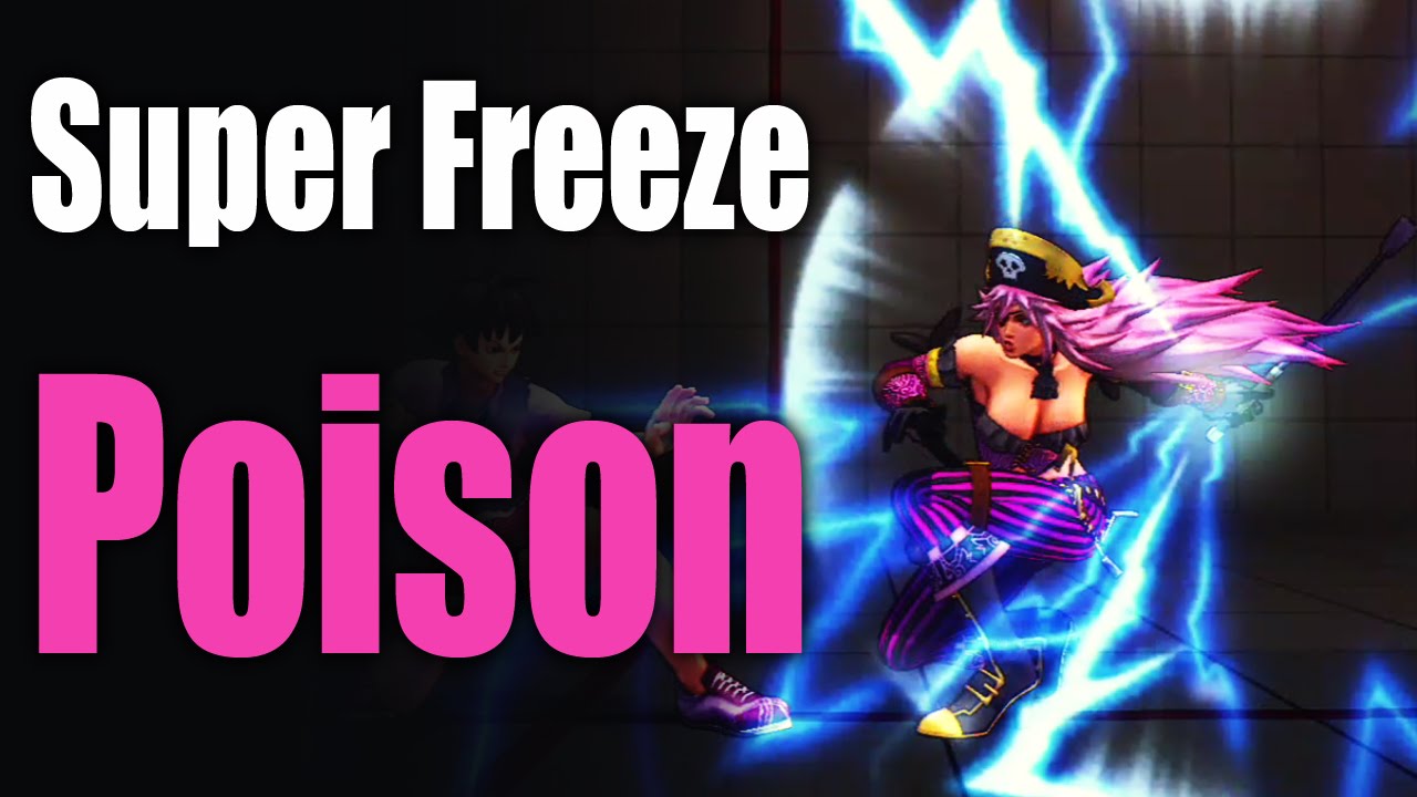 Super Freeze! Poison's Thunder Whip! - USF4 (60Fps) - YouTube