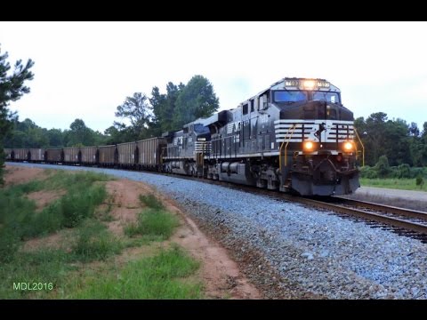 HD: NS 7693 leads NS Train 716 in Carrollton, GA - YouTube