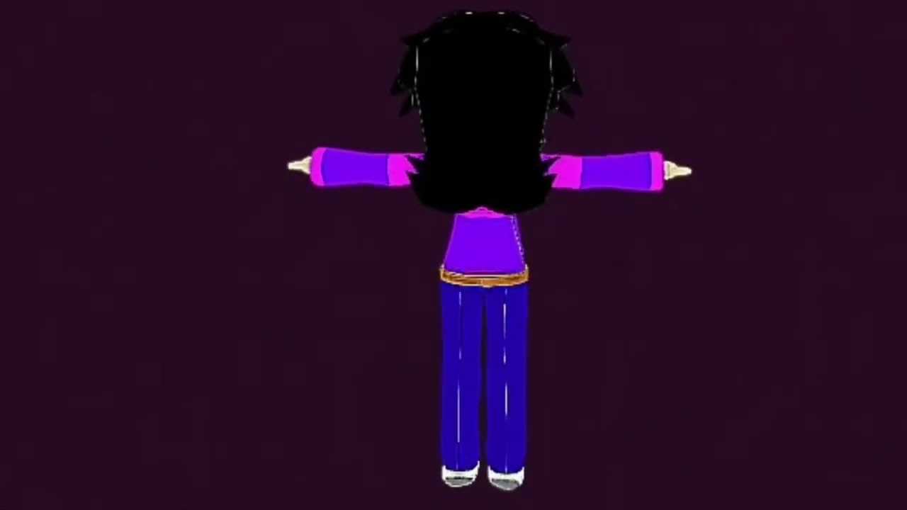 …NeedleMouse Sarah does a funny spin… (Model Made By CrimChim) - YouTube