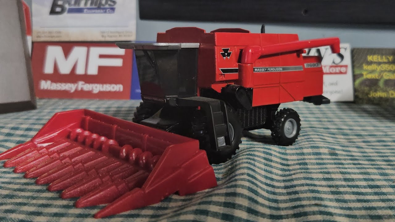 Massey Ferguson 8680 Combine review. - YouTube