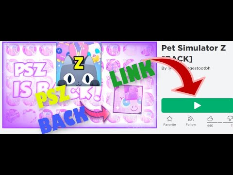 WOWWWW!!!....Link Pet Simulator Z (BACK)!How to FIND New PSZ!Roblox ...