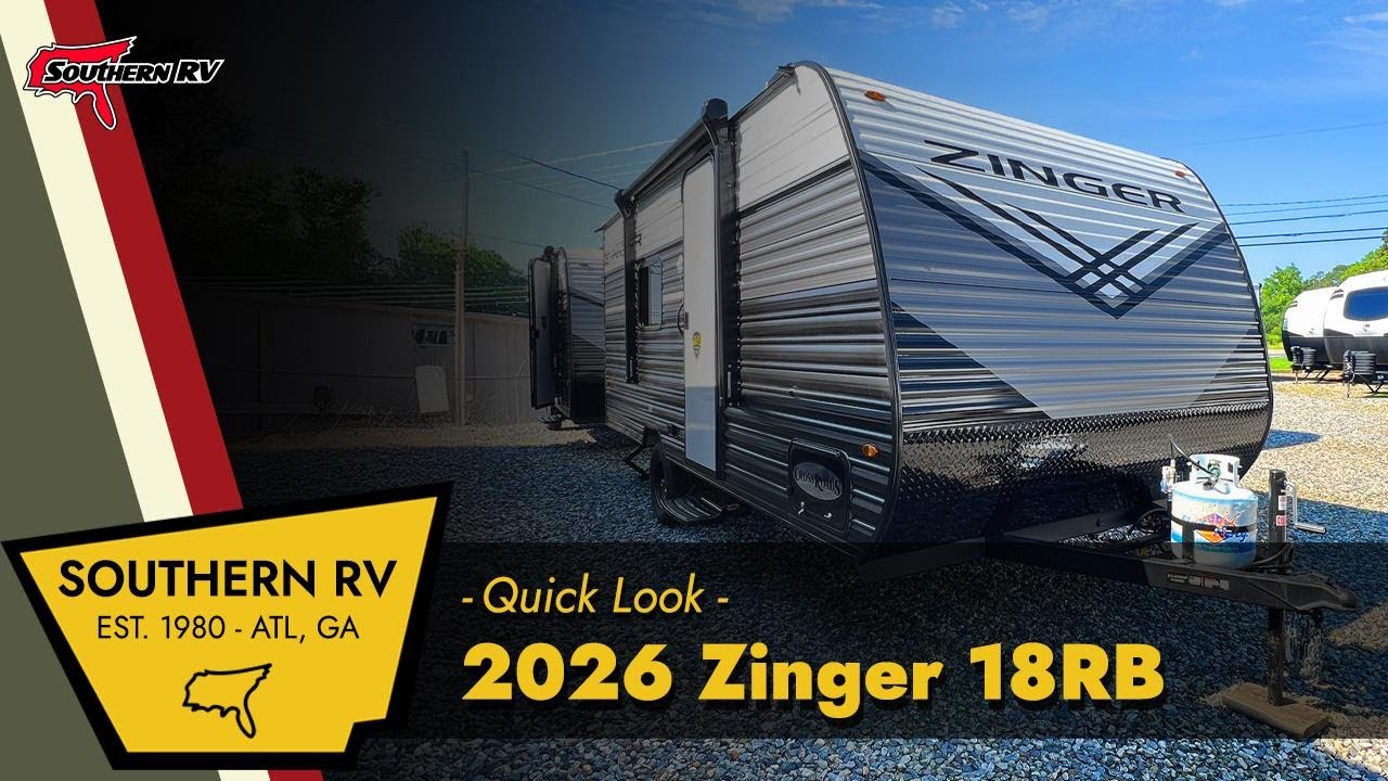 New 2026 CrossRoads RV Zinger 18RB at Southern RV of Cumming GA - YouTube