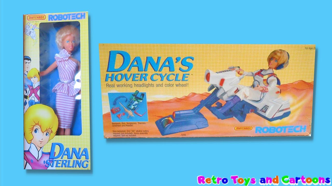 Robotech Dana Sterling Dana's Hover Cycle Matchbox Commercial Retro ...