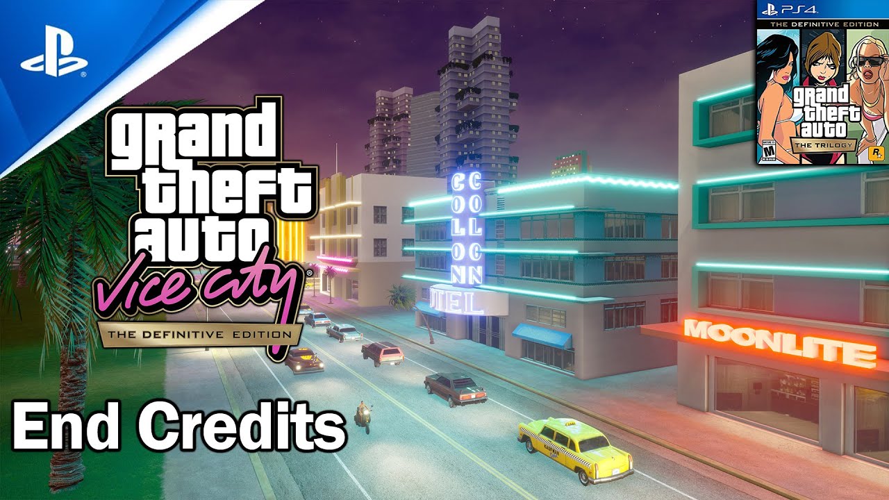 GTA Vice City - The Definitive Edition - End Credits - YouTube