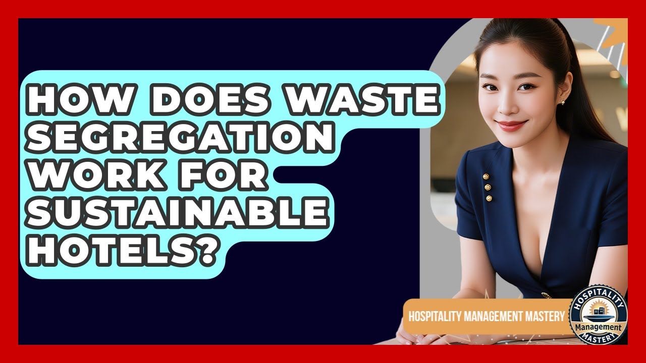 How Does Waste Segregation Work For Sustainable Hotels? - Hospitality ...