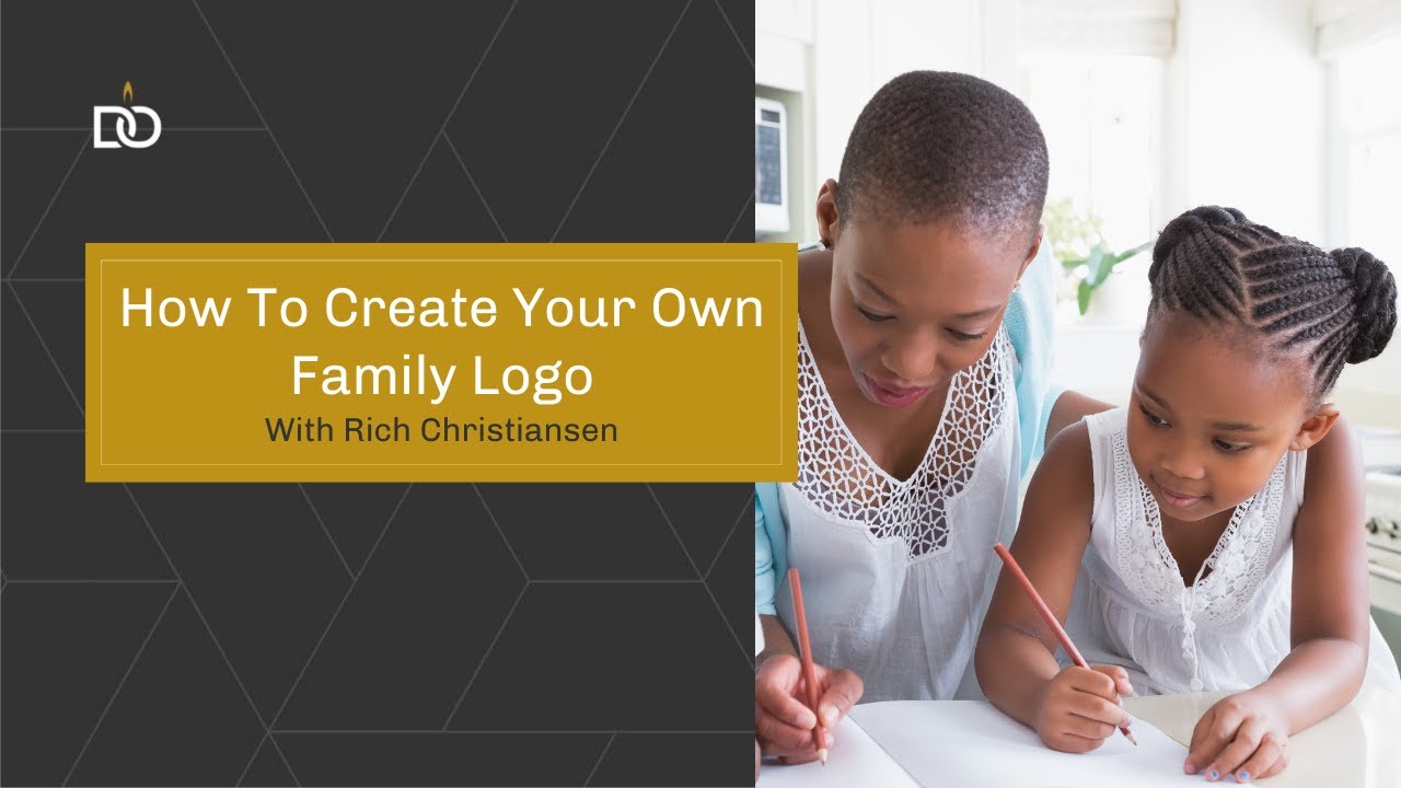 How to Create Your Own Family Logo - YouTube