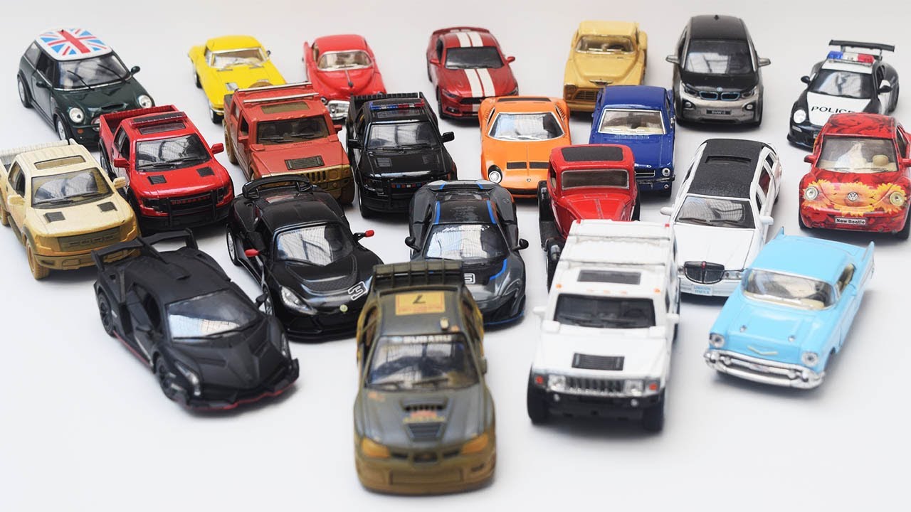 Die Cast Kinsmart Toy Car Collection - YouTube