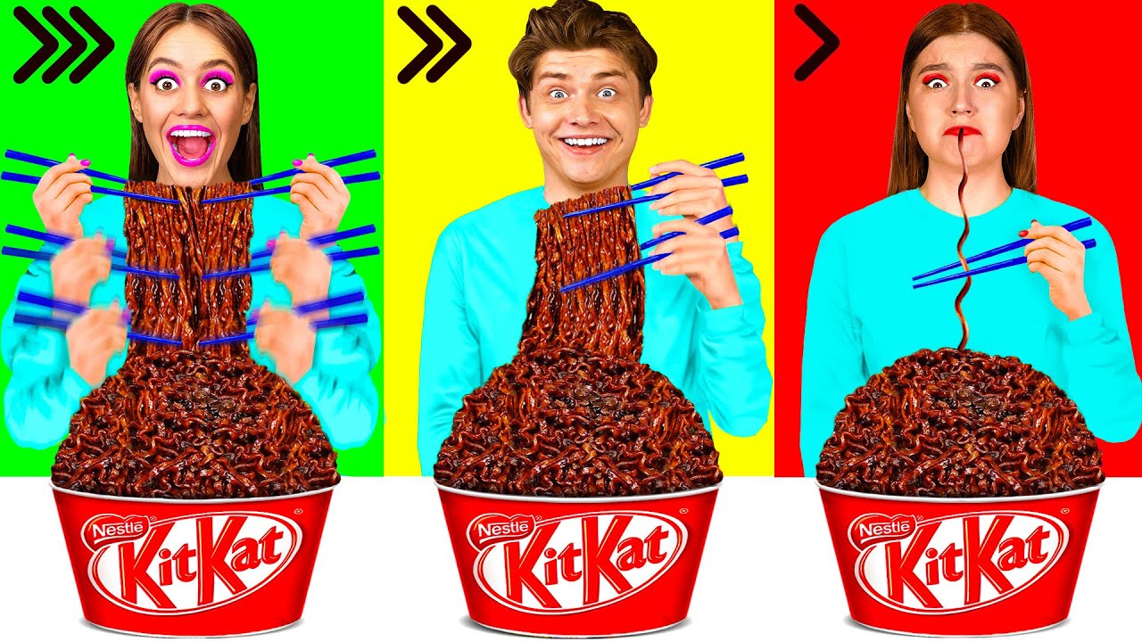 אתגר מזון מהיר, בינוני או איטי | פריצות למטבח מדהים DaRaDa Challenge ...