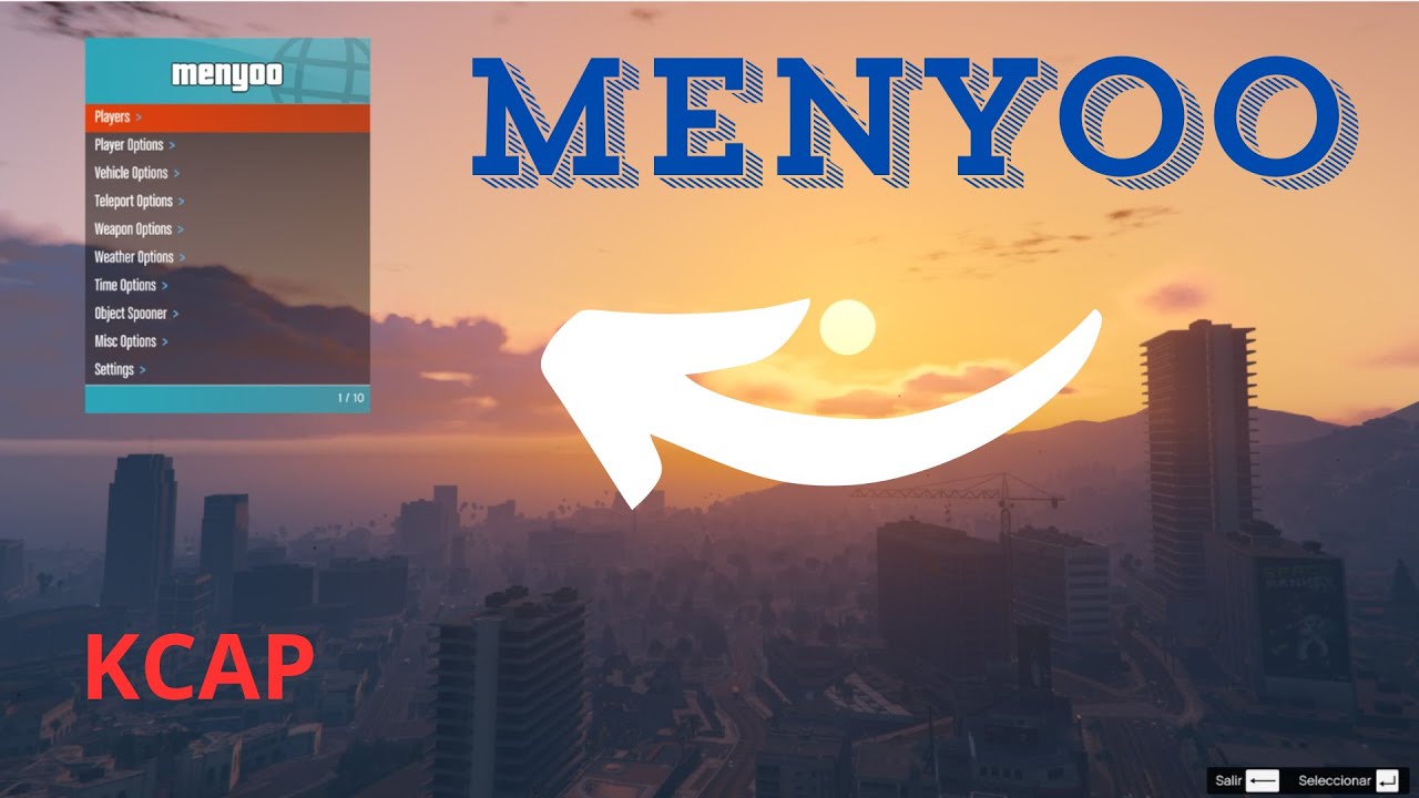 MOD MENU MENYOO | COMO INSTALAR Y OPCIONES BASICAS | KCAP - YouTube