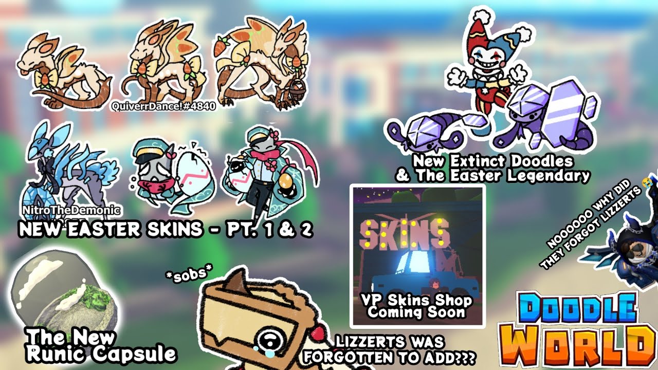 Easter Skins Event Pt. 2/New Extinct Doodle/New Capsule & More Updates ...