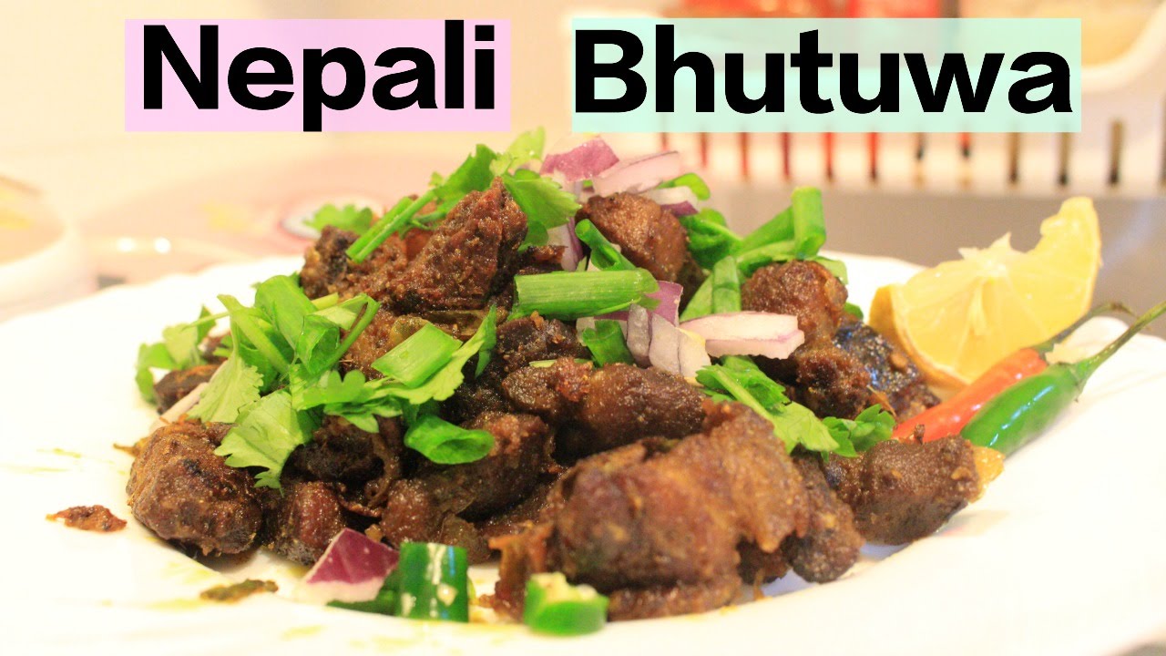 Nepali khasi ko bhutuwa( ear,lungs,liver tongue)/mamta gurung - YouTube