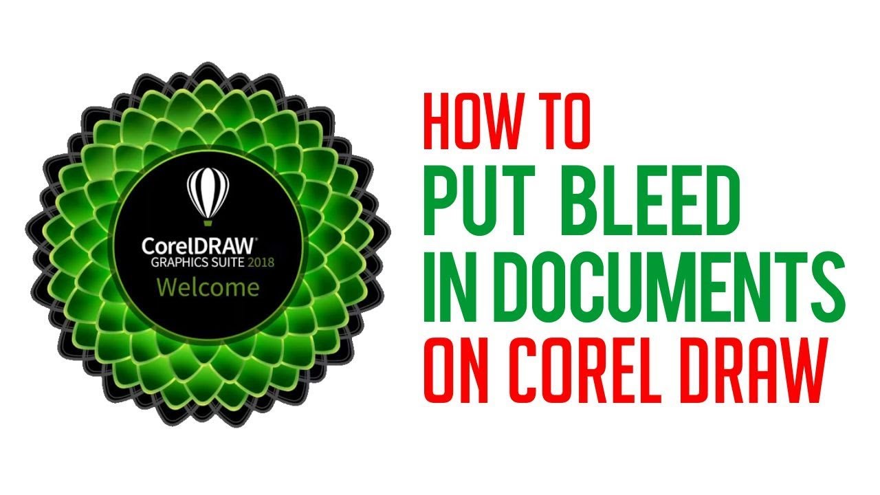 How to put Bleed in Document in Corel draw - Tutorial 5 (English) - YouTube