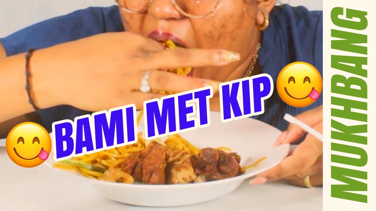 Javaanse Bami Met kip | Mukhbang | Surinamese Style | Food & Travel ...