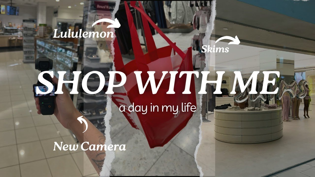 SHOP WITH ME | My first Lululemon + new skims store in Houston - YouTube