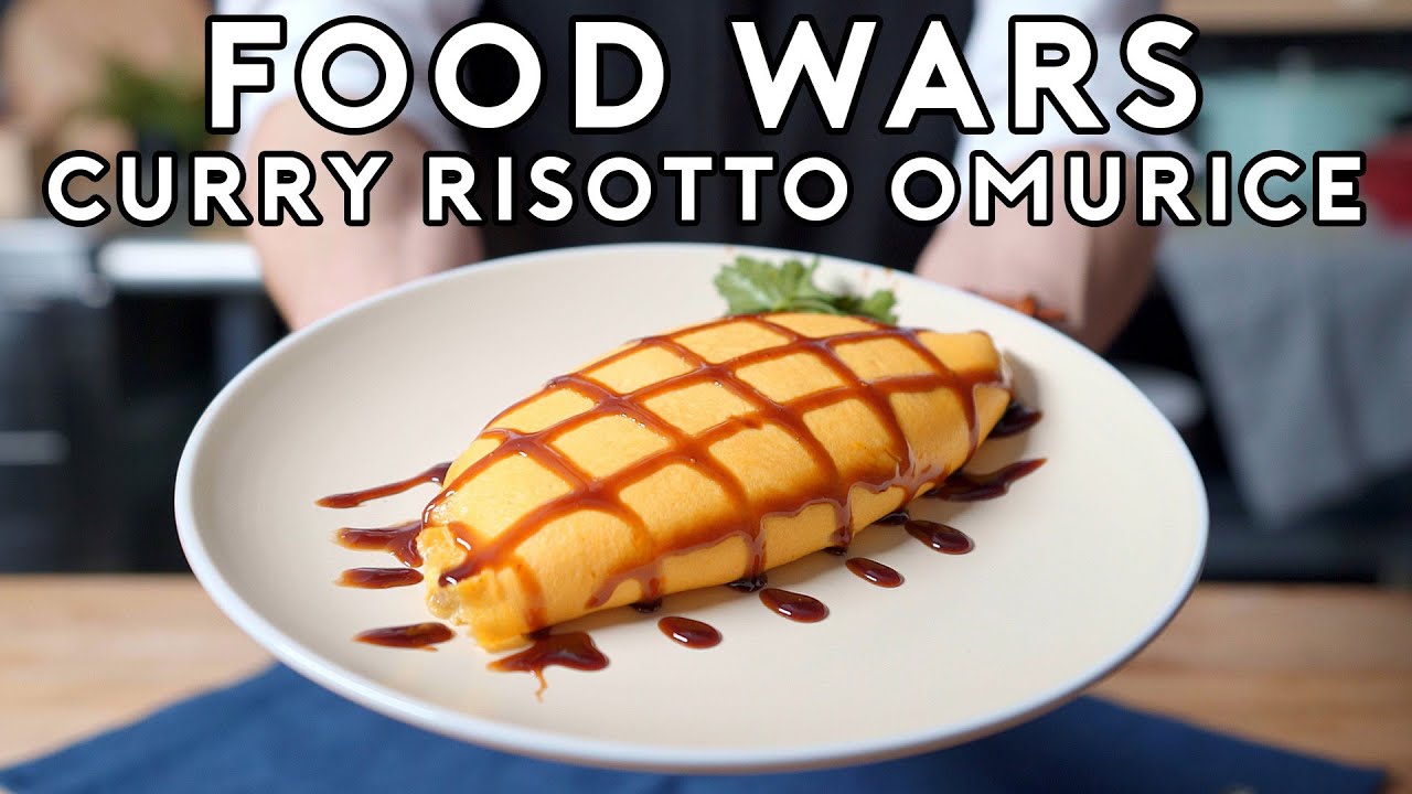 Curry Risotto Omurice from Food Wars! | Anime with Alvin Zhou - YouTube