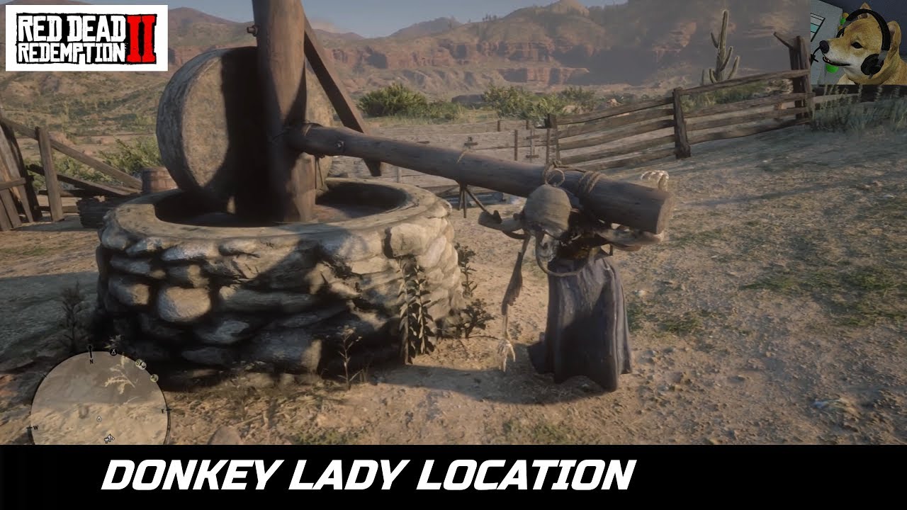 Red Dead Redemption 2 Donkey Lady Location - YouTube