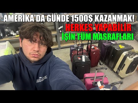 AMERİKA'DA BİR GÜNDE 1500 $ KAZANDIM! Havaalanı İşim, Tüm Gelirler Ve Giderler, Aylık Kazancım! 💵🇺🇸