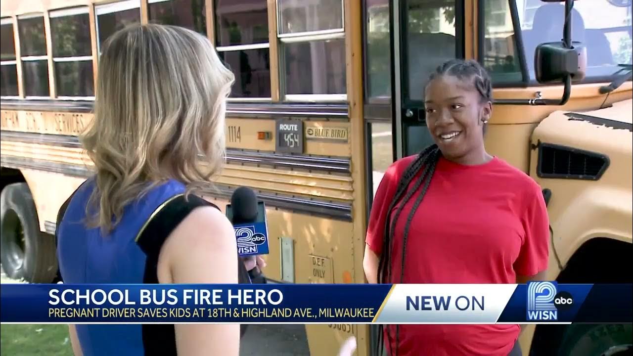 Mallory Anderson, Reporter - Pregnant bus driver saves students - YouTube