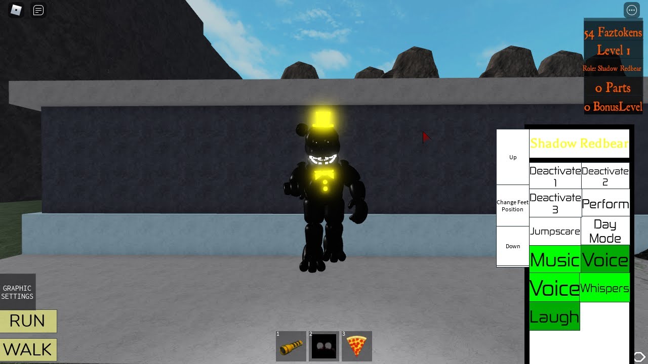 How to get Shadow RedBear in FNAF Universe RP - YouTube