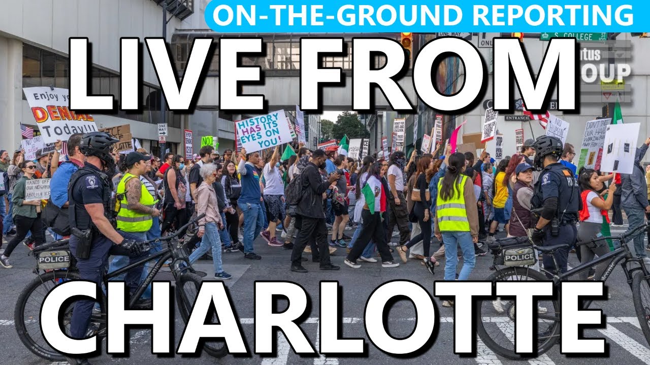 LIVE Stop Trump's ICE INVASION Protest in Charlotte - YouTube