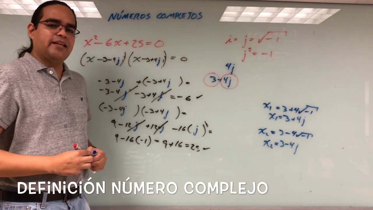 Origen y Definición de los Números Complejos - YouTube