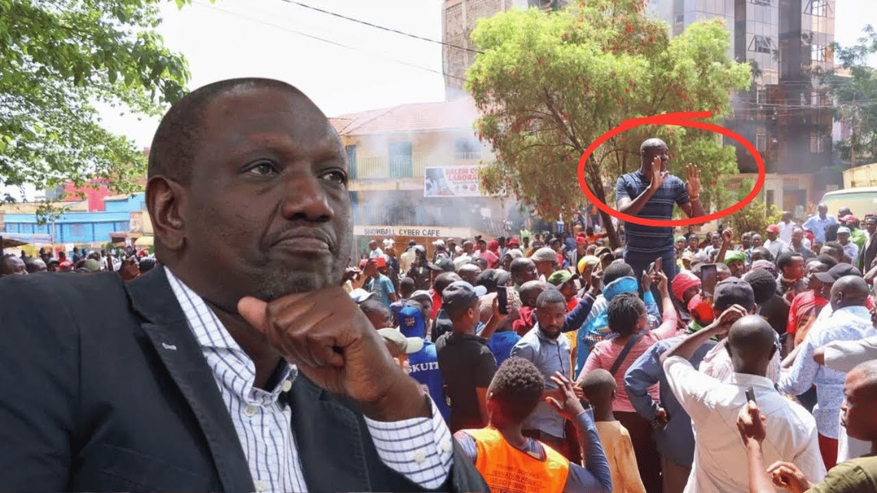 RUTO SHOCKED AS MP MUKUNJI HOLDS A MASSIVE DEMONSTRATION INCITING EMBU ...
