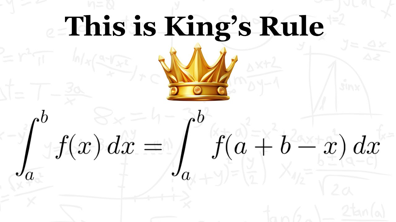 Integration using King’s Rule - YouTube