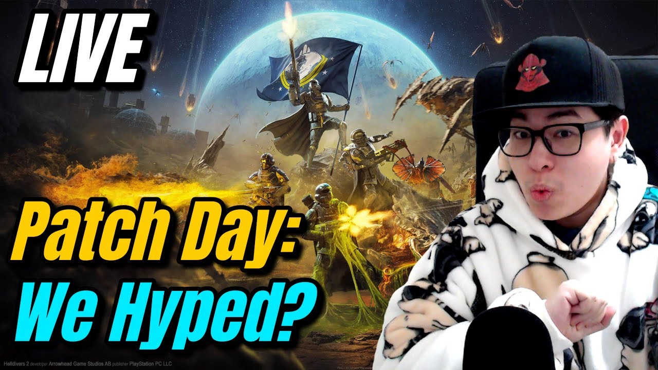 🔴 LIVE NOW: Helldivers 2 | Poll: How HYPED are you for the Patch Today? | Also we SAVING KIDS ...