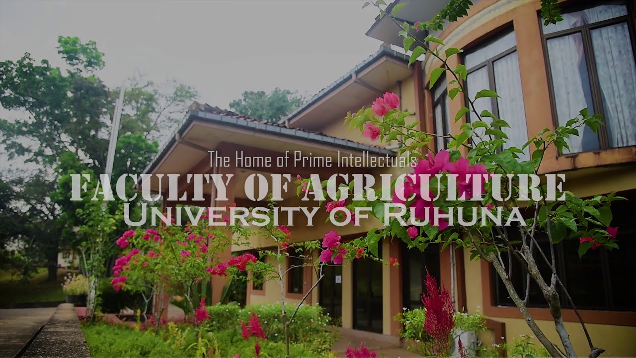 Faculty of Agriculture - University of RUHUNA , Matara , Sri Lanka ...