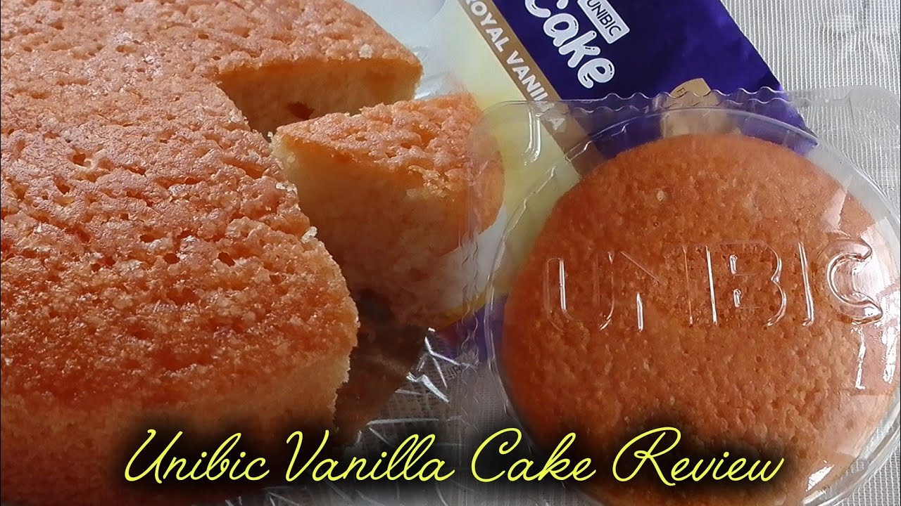 Unibic Vanilla Cake 🥮 at ₹75 l Unboxing and Review of Cake l Anju's ...