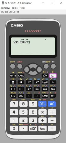 طريقة استعمال shift + solve لإيجاد قيمة x - YouTube