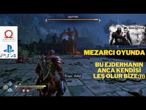 (PS4) God of War Ragnarök /Leşyiyen Ejderha Boss Dövüşü/Scavenger Dragon Boss Fight!!!