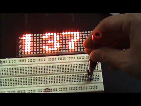 JY-MCU 3208 -- Simple clock & ADC - YouTube