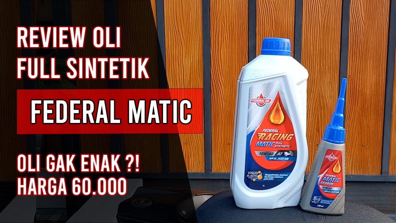 REVIEW OLI FEDERAL RACING MATIC - AEROX 155 CONNECTED - YouTube