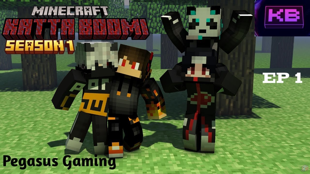 MINECRAFT KATTA BOOMI || EP 1 || A NEW START OF YOUTBERS || ft ...